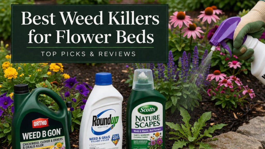 Best Weed Killers For Flower Beds: Top 5 Safe Picks