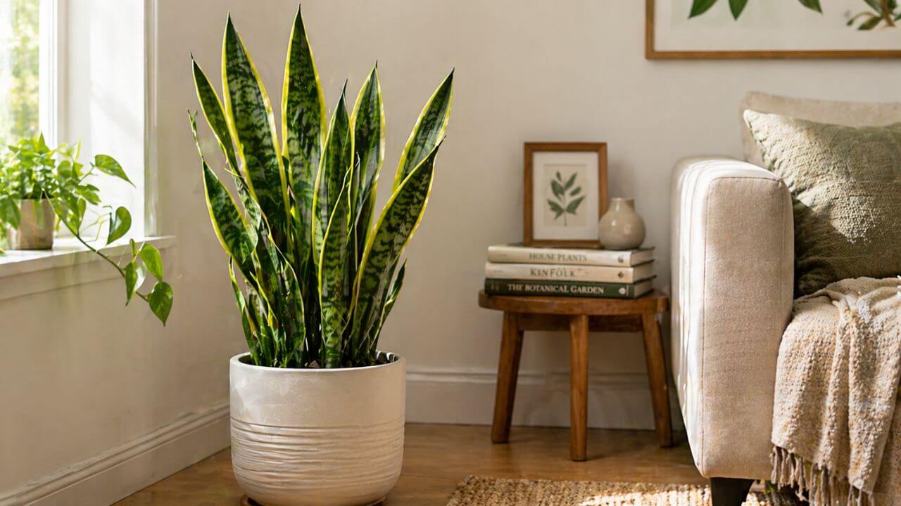 Indoor Plants for Living Room Corner Ideas